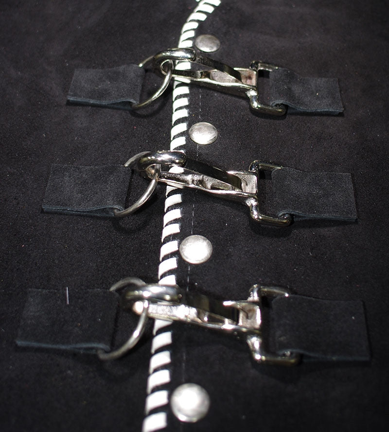 Vest hardware, 3 nickle clips to secure your vest – Gypsy Leather & Suede