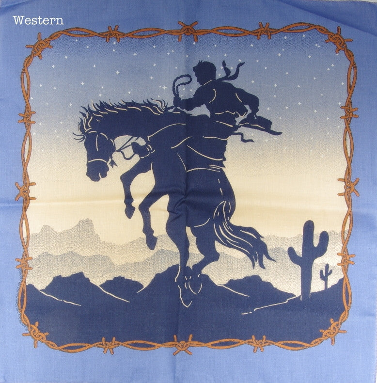 Bandana, Poly cotton, size 54 cm x 54 cm, made in USA – Gypsy Leather ...