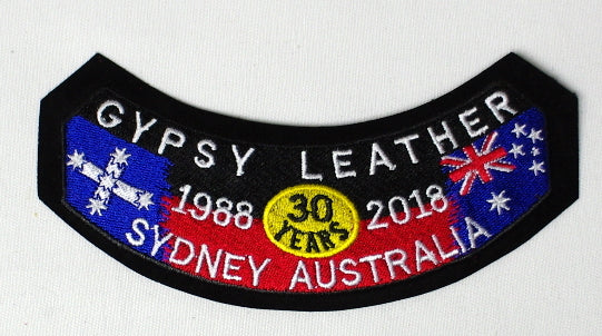 Gypsy Leather's 30 year anniversary patch. – Gypsy Leather & Suede